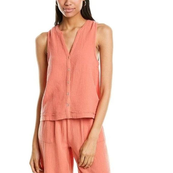 Splendid | Tops | New Splendid Sleeveless Tank Top Terracotta | Poshmark
